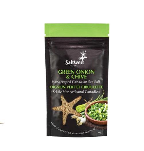 Saltwest Naturals Green Onion & Chive sea salt | Granville Island Spice ...