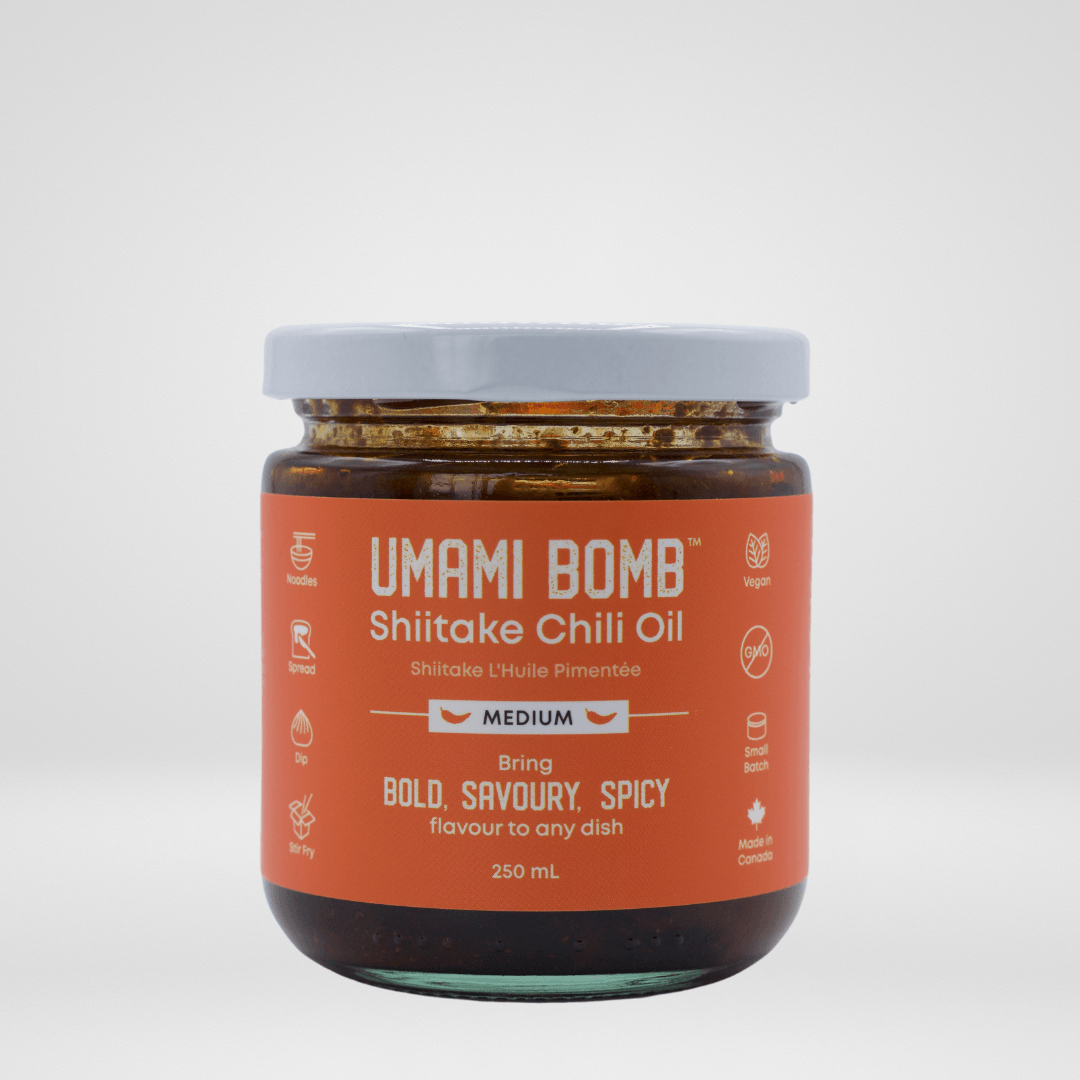 Umami Bomb, Shiitake Chili Oil (Medium) | Granville Island Spice Co., Vancouver